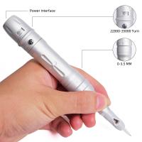 China Silver Pink Wireless Permanent Makeup Machine With 2 Battery Private for sale