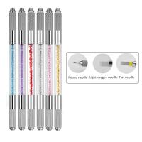 China Double Sides Crystal Acrylic Microblading Tattoo Pen 14cm Length for sale