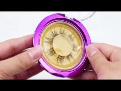 Zwarte Kleur 25mm 5D-Uitbreidings Natuurlijke Valse Wimpers Pluizige Mink False Eyelash