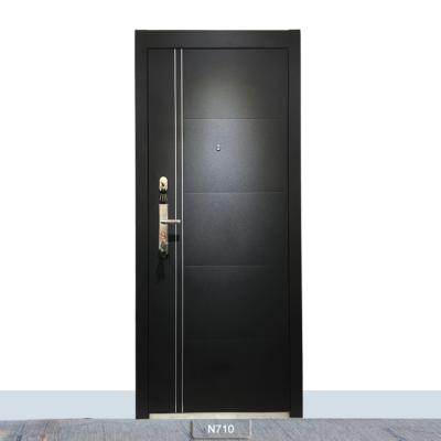 China Latest Design Two colors High Quality Security Steel Door Strong Room Iron Door for sale