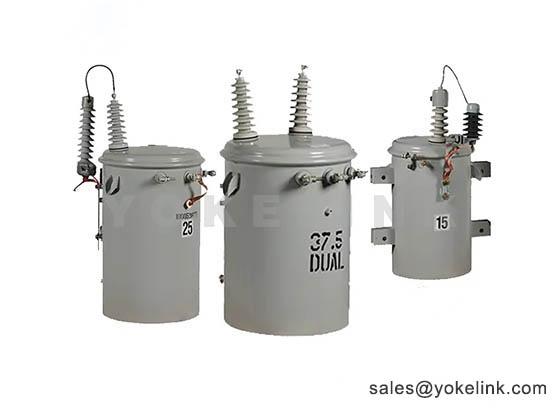single-phase pole-mounted distribution transf