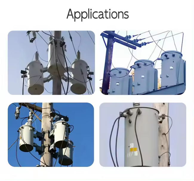 single-phase pole-mounted distribution transformer applications