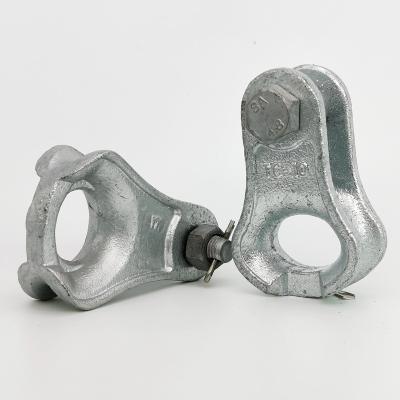 China Poleline Ductile Hierro de punta muerta Clevis del pulgar 100KN en venta