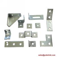 China Electrogalvanized Wing Shape 90 Degree Connector Bracket For Solar Strut Channel Section for sale