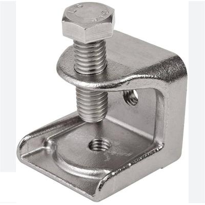China Heavy Duty Beam Clamp With 10mm Threaded Rod For Strut System Installation for sale