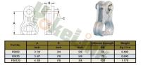 China Casting preformed dead-ends thimble clevis for pole line hardware for sale