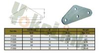 China High quality electrical Power Fitting link plate Strain triangle Yoke Plate for sale