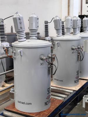 Китай 34.5kv до 480v 25KVA 50KVA ЦСП однофазный столбиковый распределительный трансформатор для промышленного электричества продается