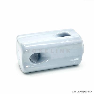 China Porcelain Guy Strain Insulator 43kn ANSI 54-2 Ceramic Stay Insulators for sale