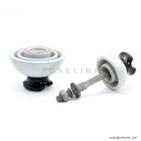 China 55-7 Electrical Porcelain Ceramic Pin Type Insulators For Poleline Hardware for sale