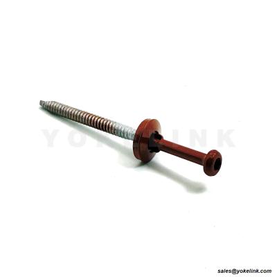 China Red Painted Steel Self Tapping Roofing Screw Wing Teks Screw for sale