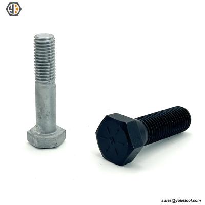 China M10-1.5 X 10mm DIN 933 Class 8.8 Plain Finish Hex Cap Screw for sale
