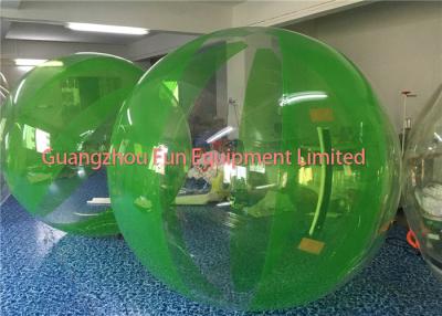 China Green Inflatable Water Walking Ball Roll Inside High Performance Environment Friendly for sale