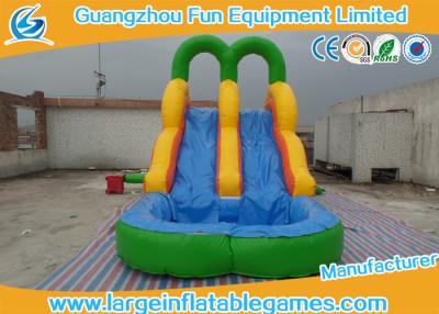 China Safety Logo Printing Toddler Inflatable Pool Slide With Climbing Stairs for sale