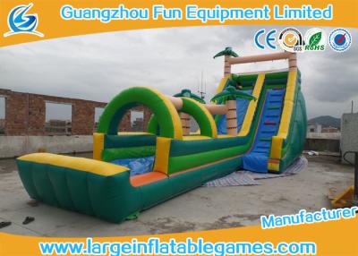 China Funny Outdoor Playground Giant Backyard Inflatable Water Slide Double Tripple Stitch for sale