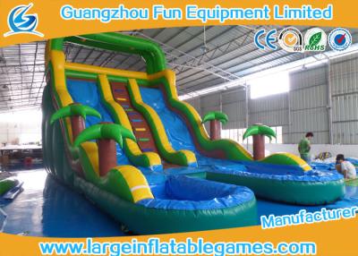 China Outdoor Durable Commercial Inflatable Slide Inflatable Pool Slide With Customized Size for sale