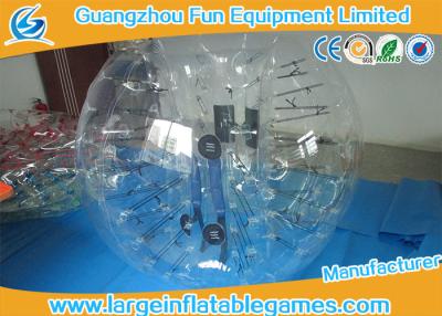 China UPVC / TPU Inflatable Human Sized Bubble Ball Soccer For Colorful Sports for sale