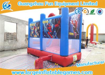 China Spider man inflatable bouncer castle for commercial event / inflatable castle with slide for sale