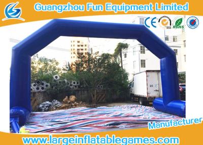 China Dark Blue Inflatable Advertising Products , Inflatable Archway / Arch Door For Game for sale