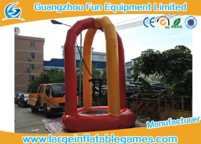 China 3m Diameter Euro Inflatable Bungee Trampoline , Outdoor Portable Inflatable Trampoline Rental for sale