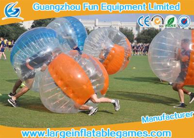 China Soccer Game Bumper Wearable Inflatable Ball Environment Friendly Bubble Footy For Adults for sale