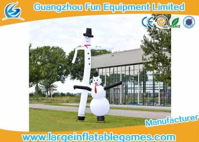 China Advertising Small Inflatable Air Dancering Man / Inflatable Snowman Dancer For Business for sale