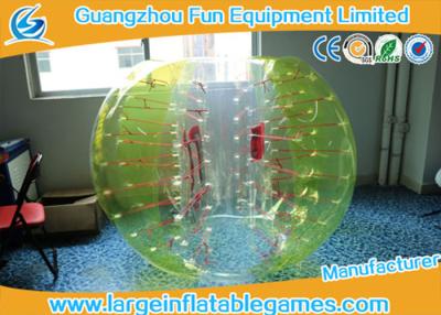 China Yellow and white Knocker ball soccer Inflatable Bubble Ball ballon for Clubs for sale
