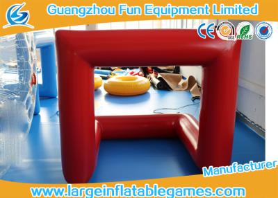 China CE Inflatable Sport Games Football Goal Post Air Sealed With Customized Size for sale