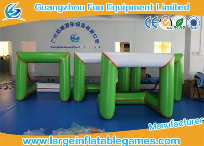 China 3*1.5*1.5M 0.6mm PVC Inflatable Sport Games Inflatable Soccer Gate Green White for sale