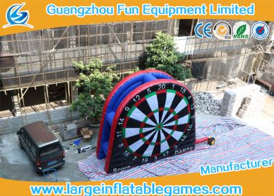 China Double Side Inflatable Target Foot Dart Board Soccer Darts Game 0.55mm PVC Tarpaulin for sale