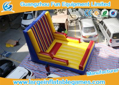 China Excited Inflatable Sport Games / Outdoor Inflatable Velcro Wall for sale