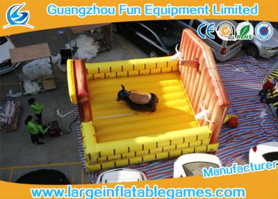 China Funny Children / Adult Sport Games Inflatable Rodeo Bull With logo printing for sale