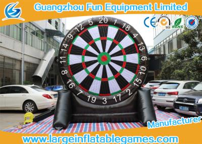 China Single Dart Board Commercial Inflatable Football Games For Kids 4mH for sale