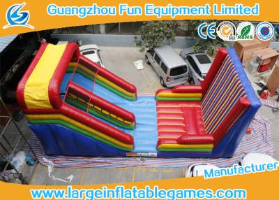 China Slide And Castle Sticky Wall Combination Inflatable Sport Games For Kid And Adult for sale