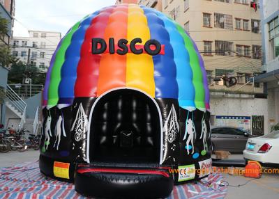 China 5m Dia Funny  Inflatable Disco Jumping Area Inflatable Castle Bouncer Customized for sale