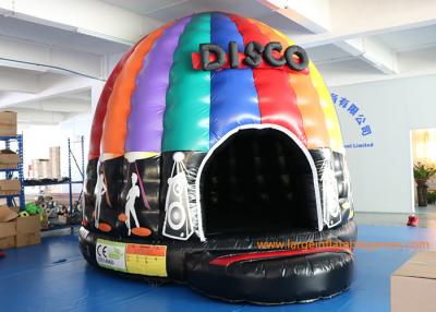 China 4mH 5m Dia Musical Inflatable Air Bouncer / Inflatable Dome Disco Jumping Area for sale