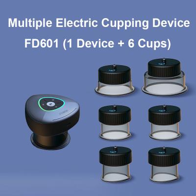 China Fitdash Smart Massage Cupping Vacuum Cupping Therapy Machine Set with Button Control for sale