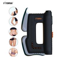 China Multifunctional Fitdash EMS Heated Vibrating Muscle Scraper Massage Tool with Red Light for sale
