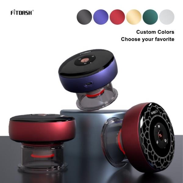 Quality Fitdash Cupping Therapy Massager 225g Red Light Vibration Button Function for for sale