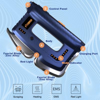 Cina ABS Zinc Alloy Fitdash NMES Smart Multifunctional Fascia Knife per massaggi muscolari profondi in vendita