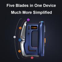 China Multifunctional Fascia Massager with Heating EMS and Red Light Therapy Button Control for sale
