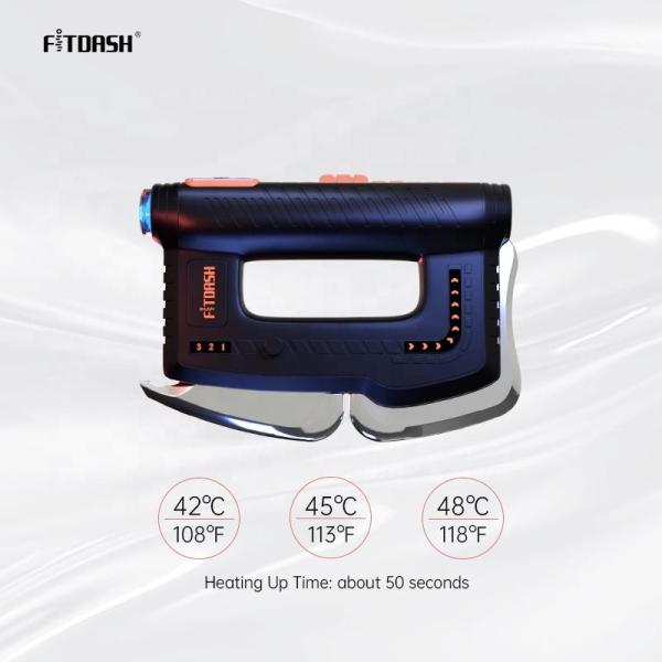 Multifunctional Fitdash Electric Fascia Massager with Red Light Therapy and Chargeable Power Source