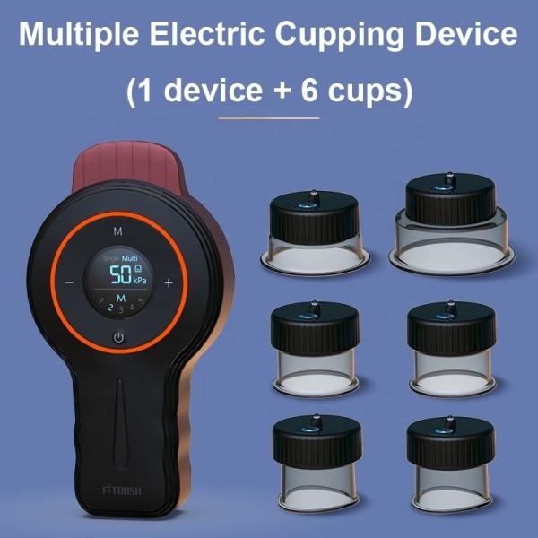 Quality Intelligent Breathing Cupping with -10kPa--60kPa Suction Strength and 3.7V for sale