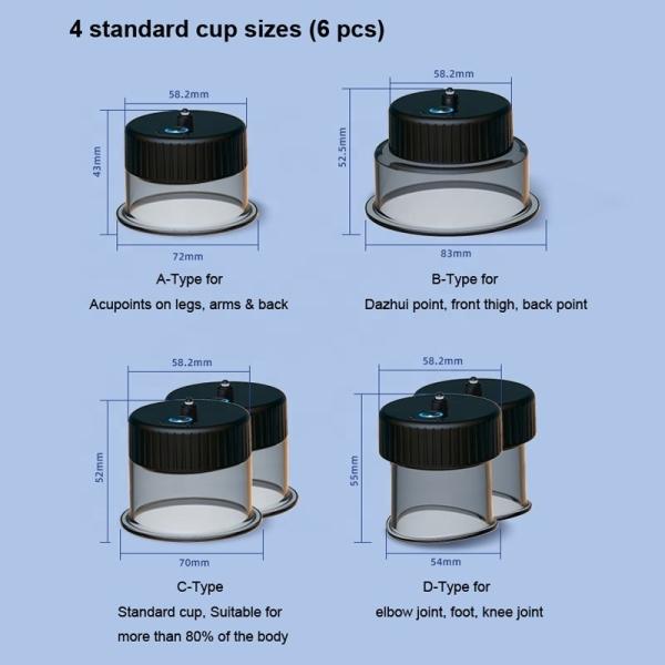 Quality Smart Cupping Therapy Massager with USB Charging Suction Strength About -10kPa- for sale