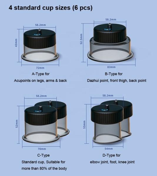 Quality Smart Cupping Therapy Massager with USB Charging Suction Strength About -10kPa- for sale
