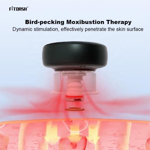 Quality DC 3.7V Rated Voltage Fitdash Electric Cupping Therapy Set with Advanced Heat for sale