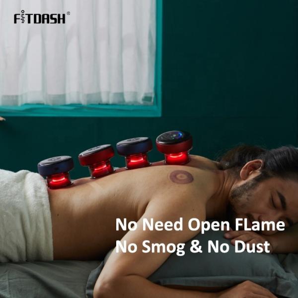 Quality DC 3.7V Rated Voltage Fitdash Electric Cupping Therapy Set with Advanced Heat for sale