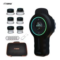 China ABS PC Electric Cupping Therapy Set 5 Gears Vacuum Cupping Machine Button Control Method for sale