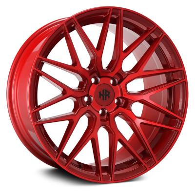 China Passenger Car Concave rim candy red wheels 18/20 for sale