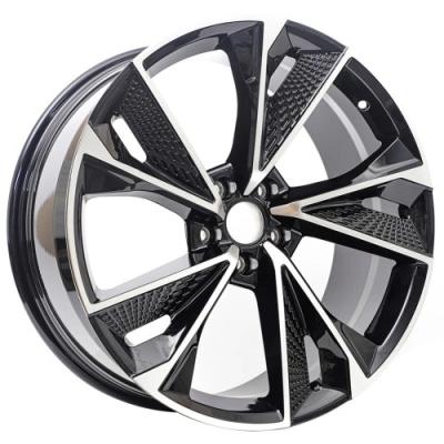 China 2020 AUDI RS7 STYLE WHEELS MACHINED BLACK RIMS for sale
